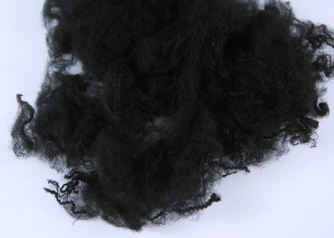 Serat Tahan Api Polyester 6D * 65MM Untuk Penyusutan Interior Rendah